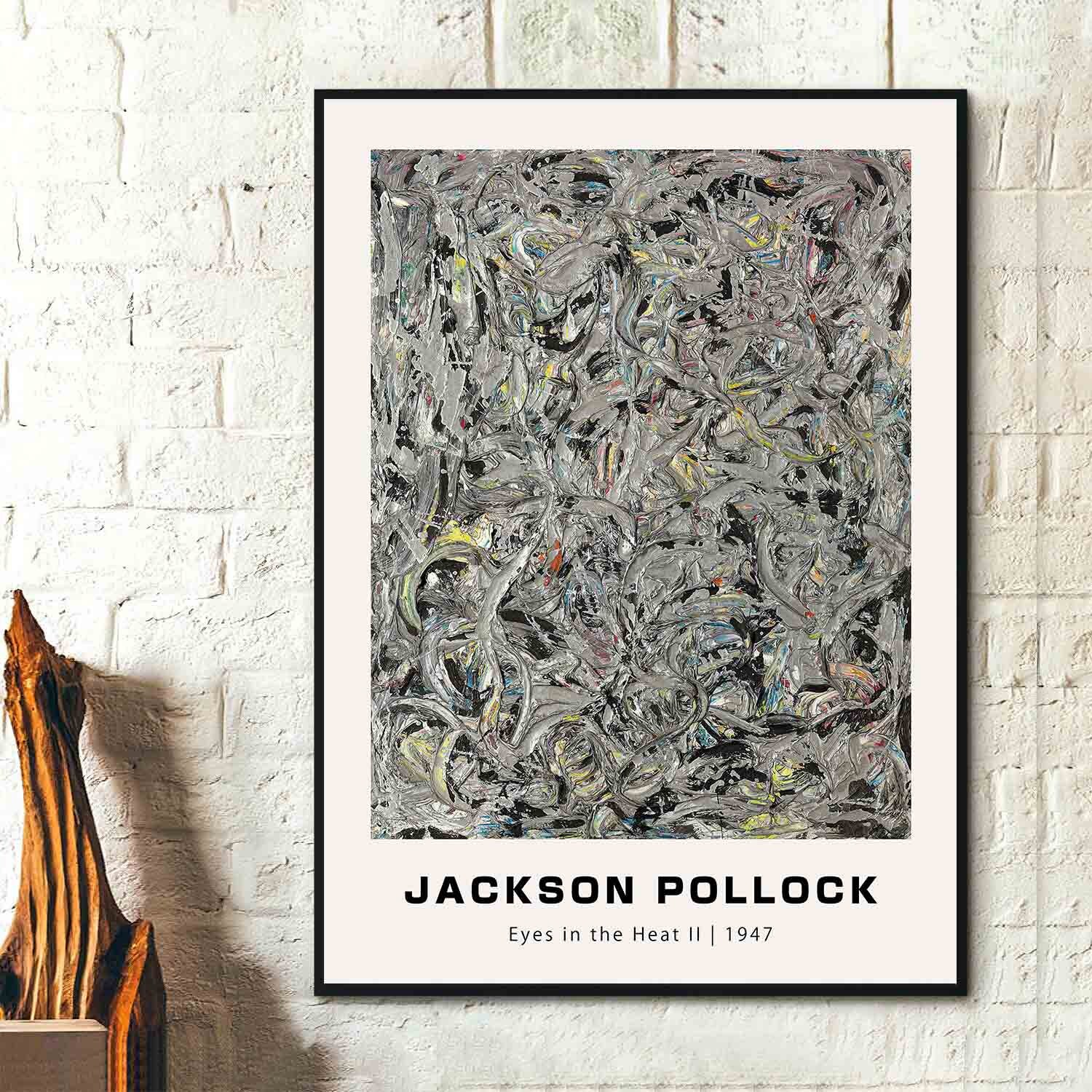 Eyes in the Heat II 1947 Jackson Pollock Style Abstract Canvas ...