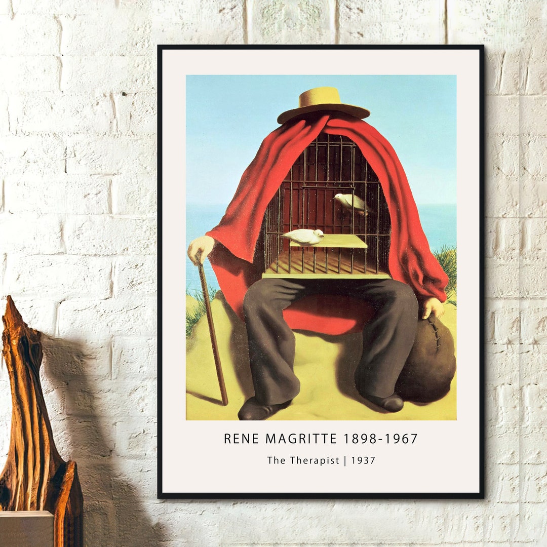 Rene Magritte the Therapist 1937 Painting Art Modern Art Canvas Wall ...