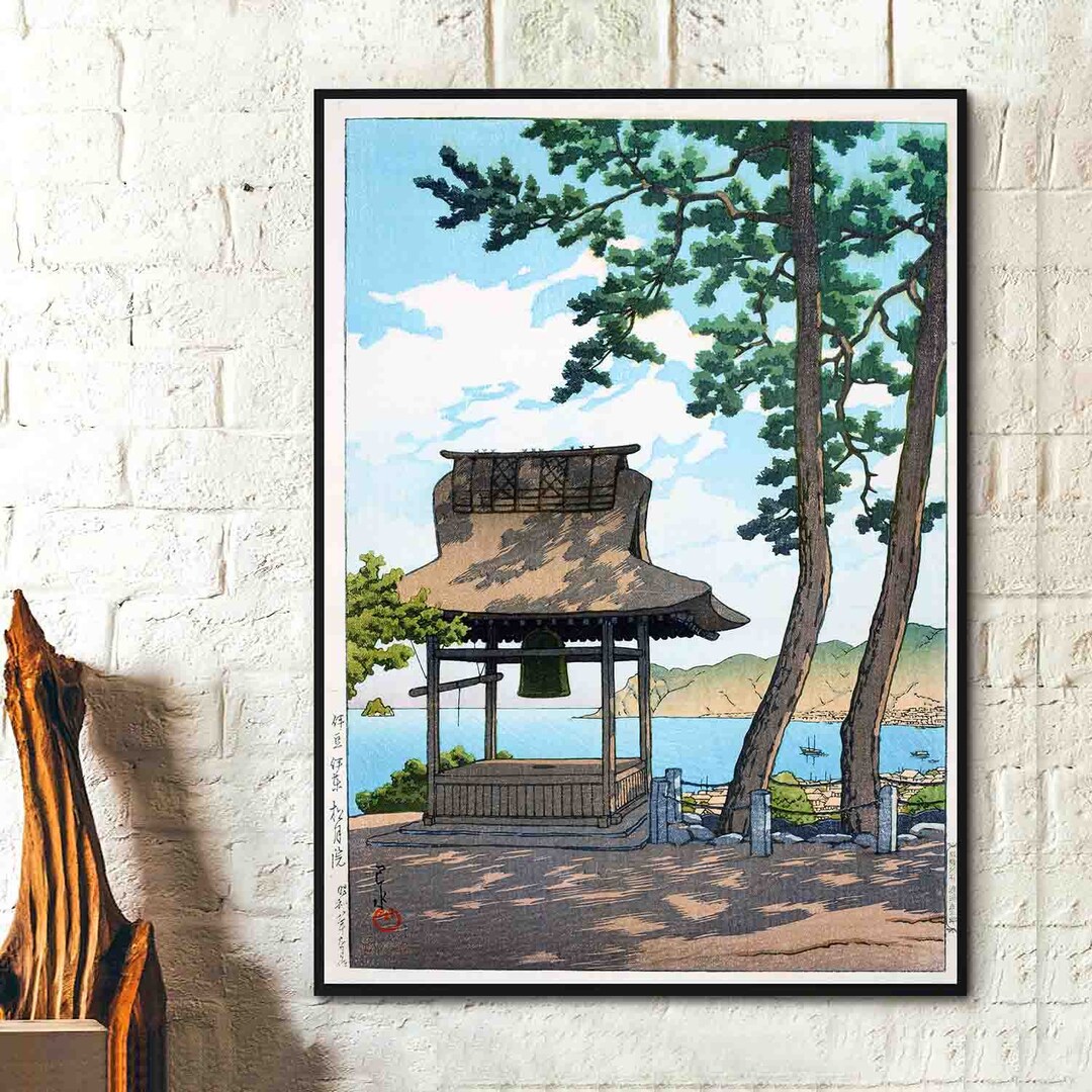Shogetsu Shrine at Ito City in Izu Peninsula 1933 Hasui Kawase ...