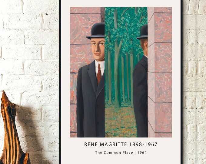 Rene Magritte Exhibition Poster Dress of Galatea _ 1961 Painting Art ...