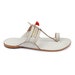 Men's Authentic White Kolhapuri Sandals | Mens Kolhapuri Chappals ...