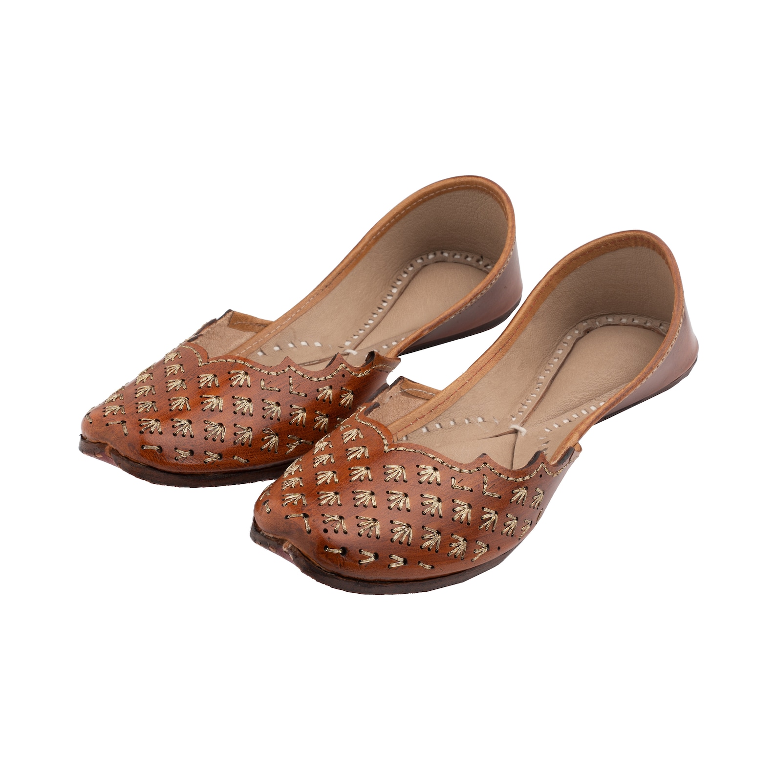 Zendaya - Elegant Indian Punjabi Sandals | Juttis | Handcrafted Leather ...