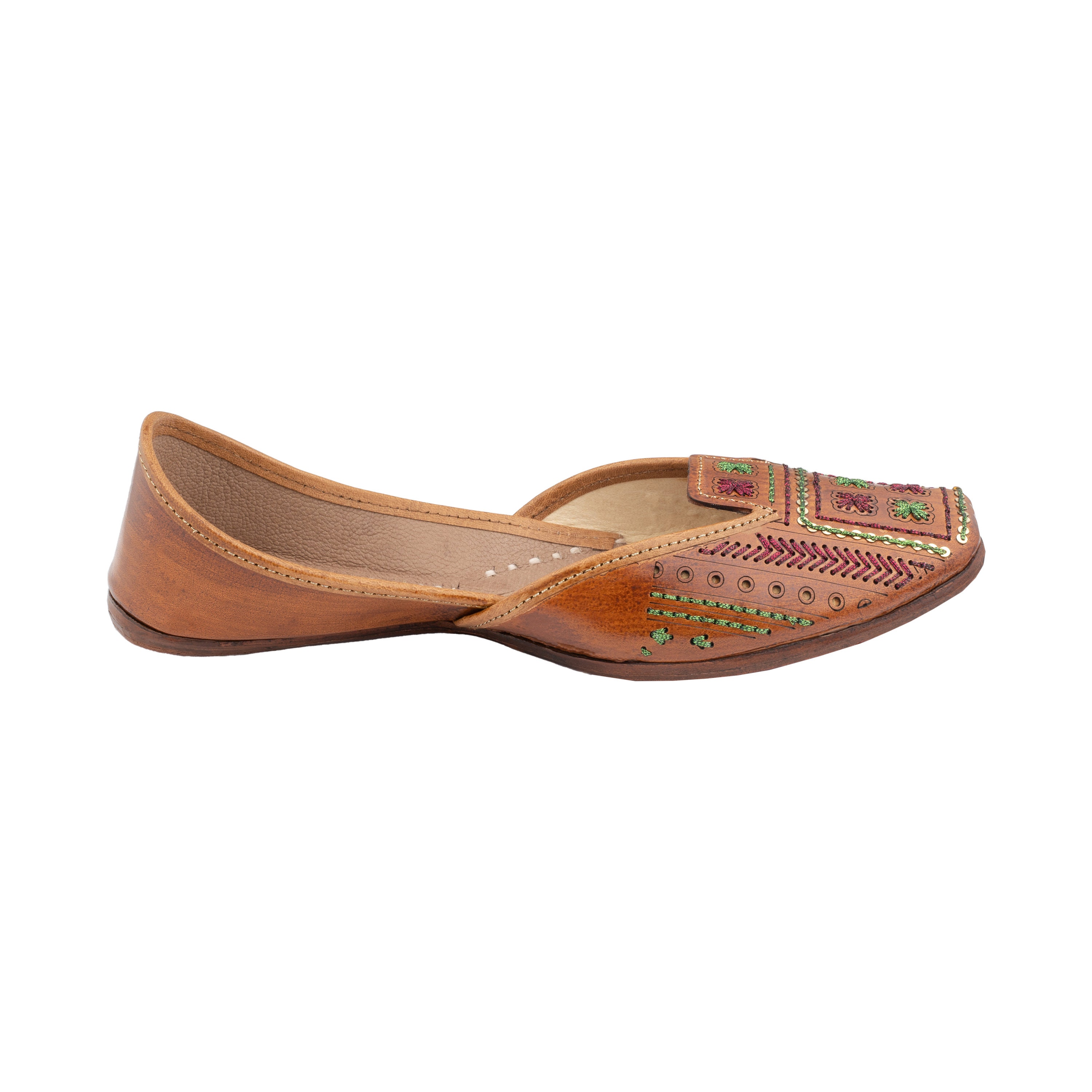 Artsy Tan - Traditional Indian Punjabi Sandals | Juttis | Handcrafted ...