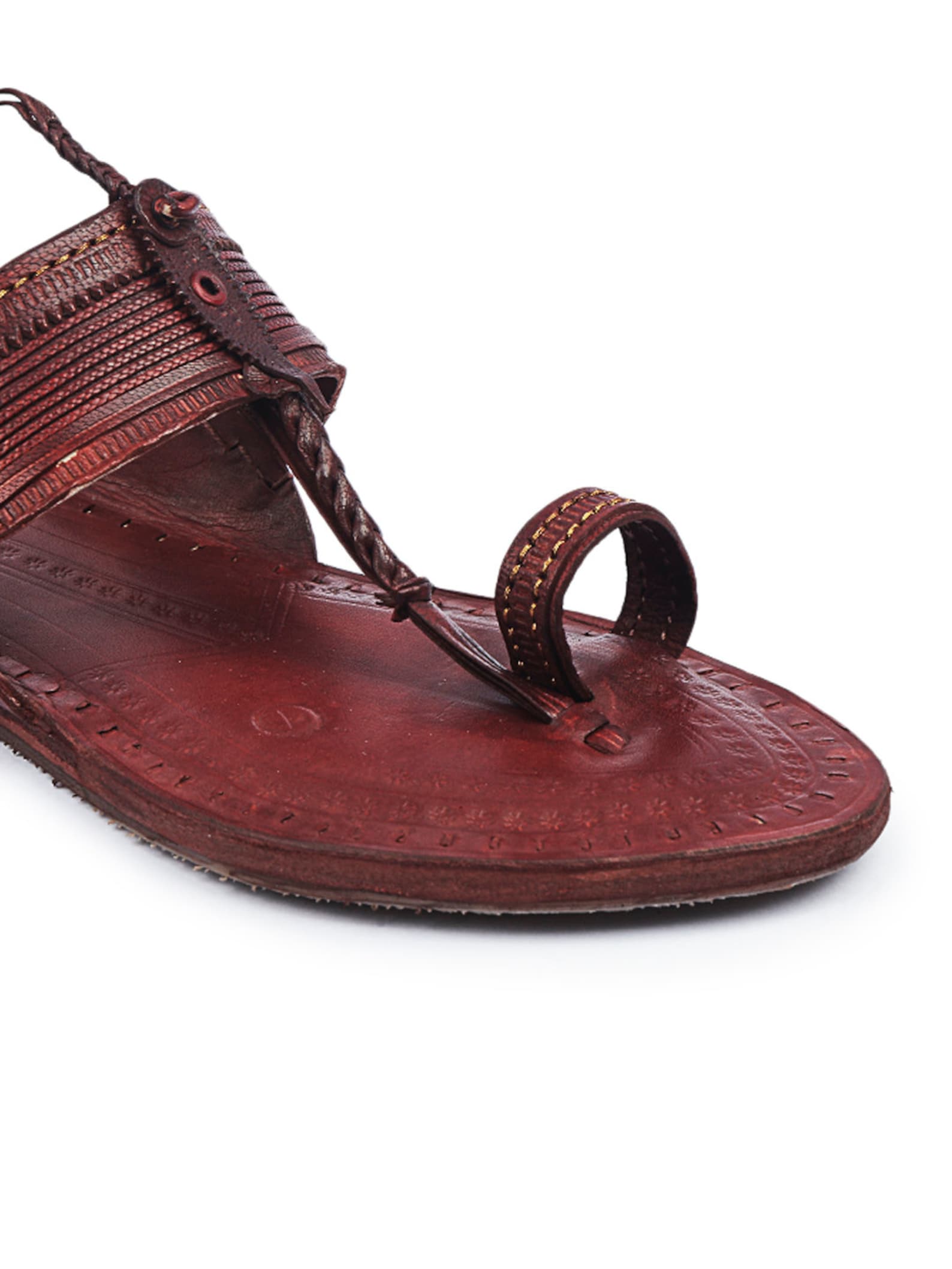 Vintage Handmade Sandal | Kolhapuri Chappals | Indian Sandal | Slide ...