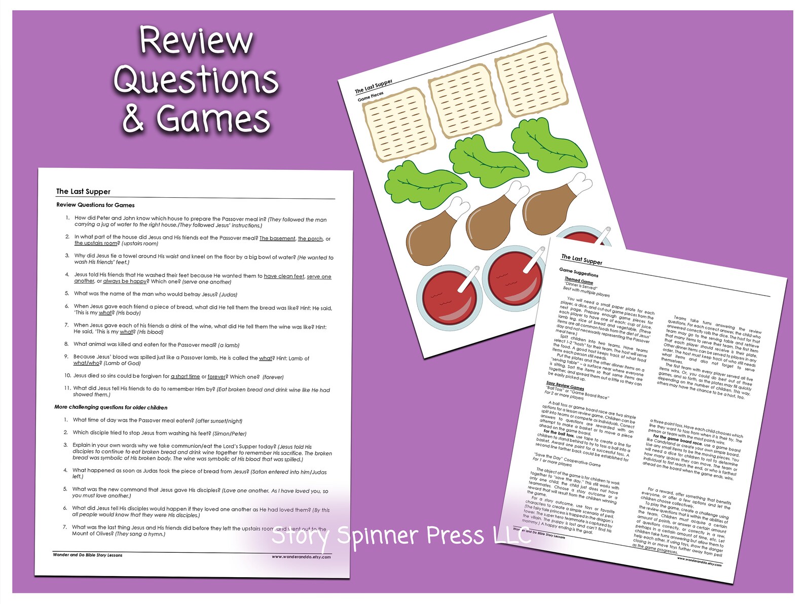 The Last Supper | Bible Story and Lesson Activities for Kids | 4 Years ...