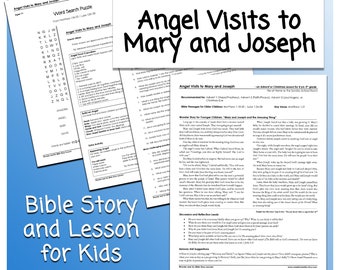 Mary Visits Elizabeth | Bible Story and Lesson Activities for Kids | 4 ...