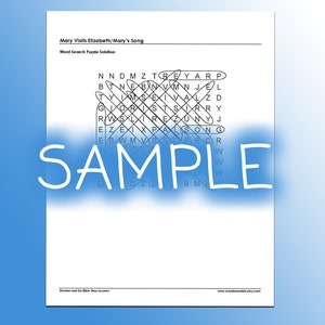 Mary Visits Elizabeth | Bible Story and Lesson Activities for Kids | 4 ...