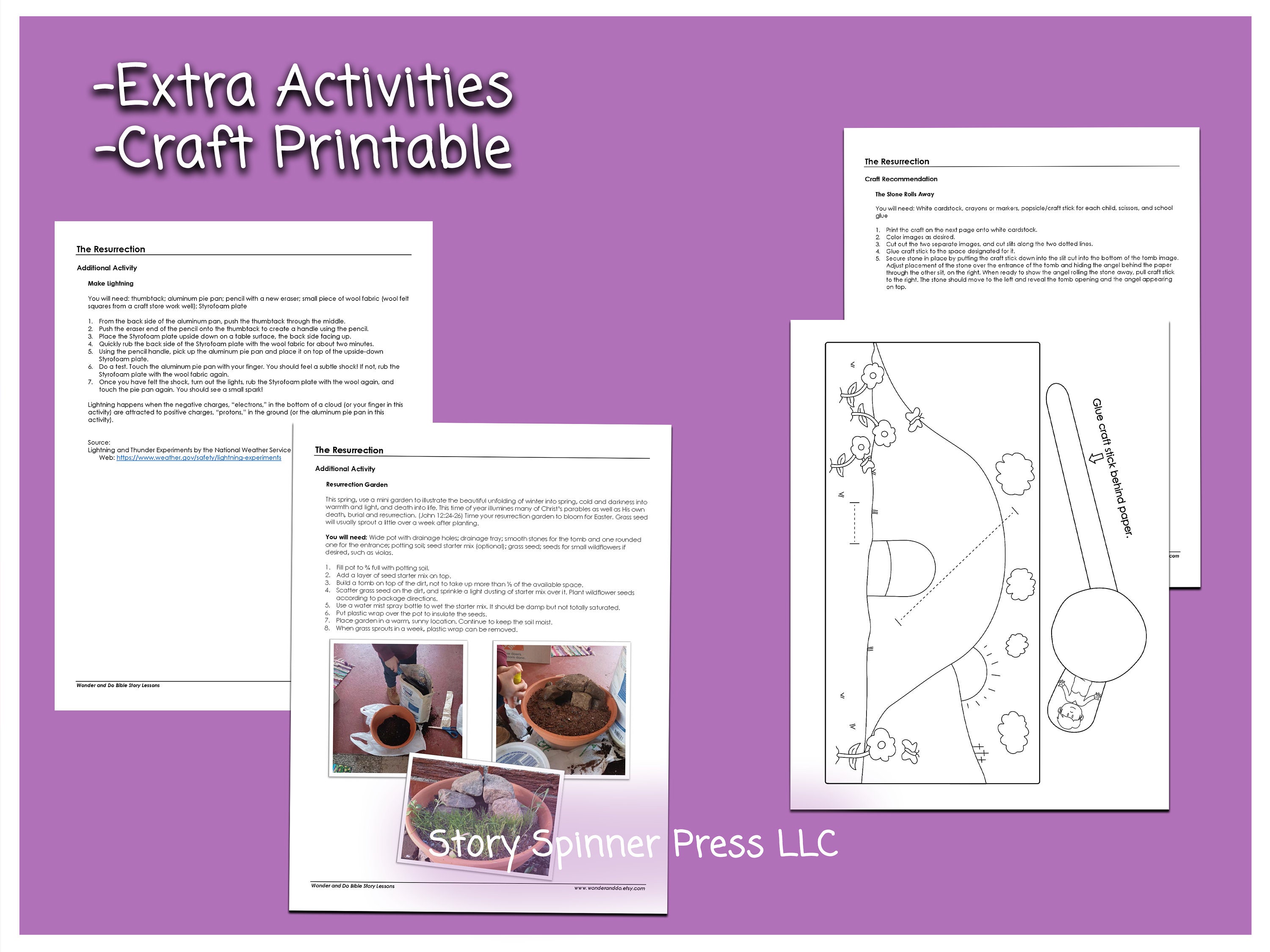 Easter: the Resurrection of Jesus | Bible Story and Lesson Activities ...