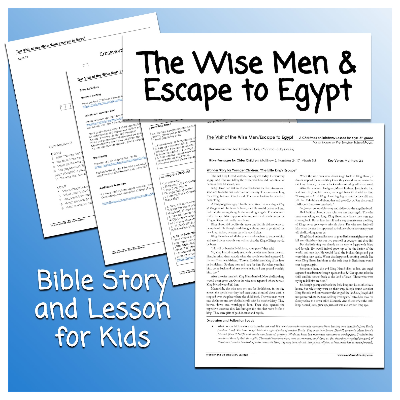 The Visit of the Wise Men | Escape to Egypt | Bible Story and Lesson ...