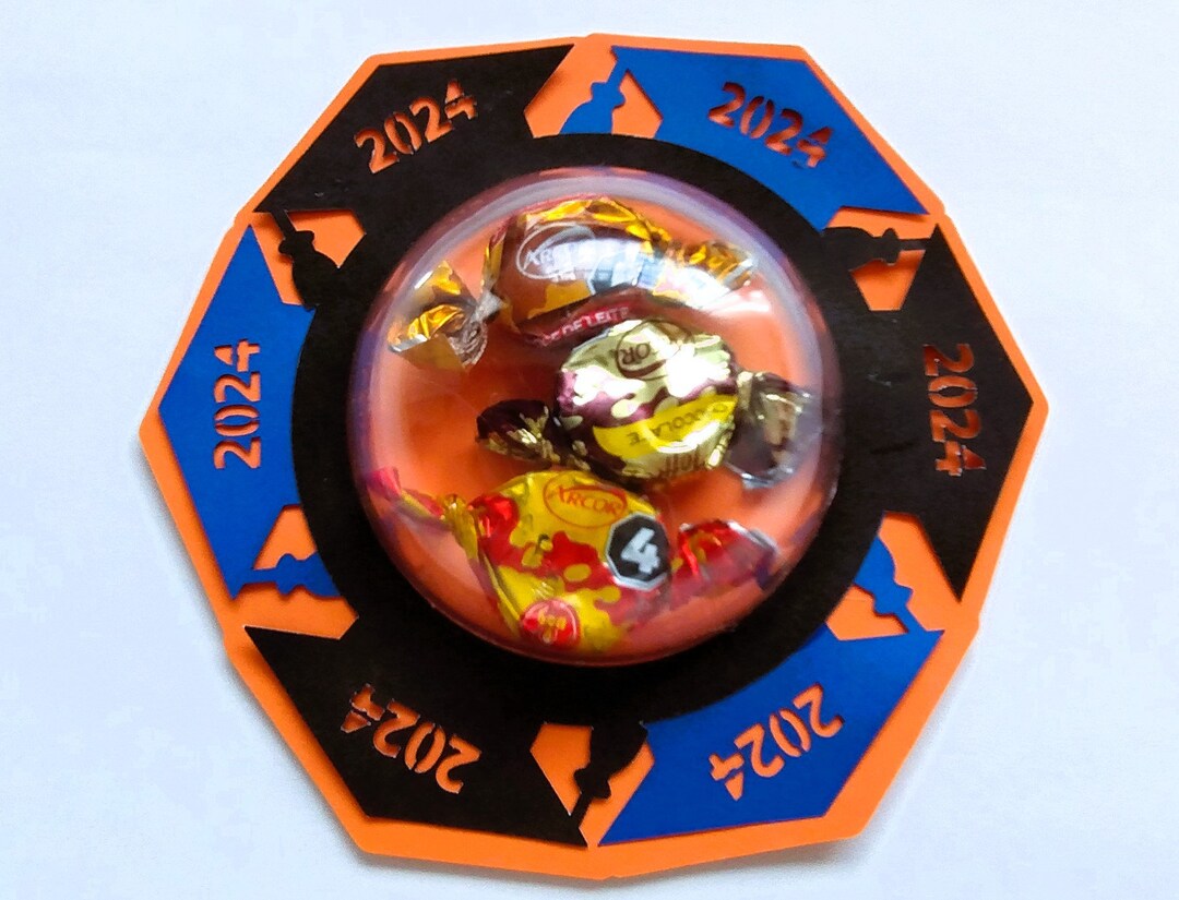 Candy Holder Dome Graduation SVG Cricut Silohuette Cameo Laser Cut ...