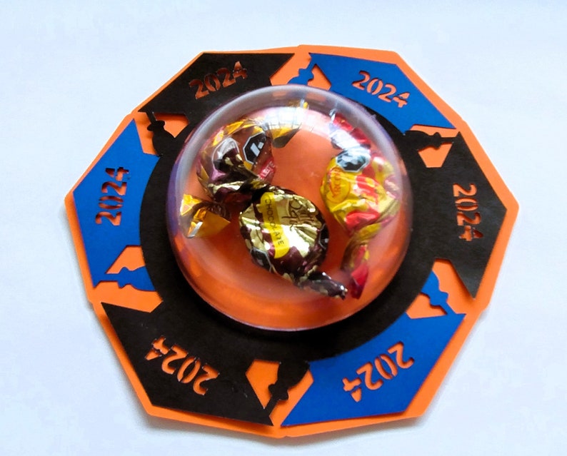 Candy Holder Dome Graduation SVG Cricut Silohuette Cameo Laser Cut ...