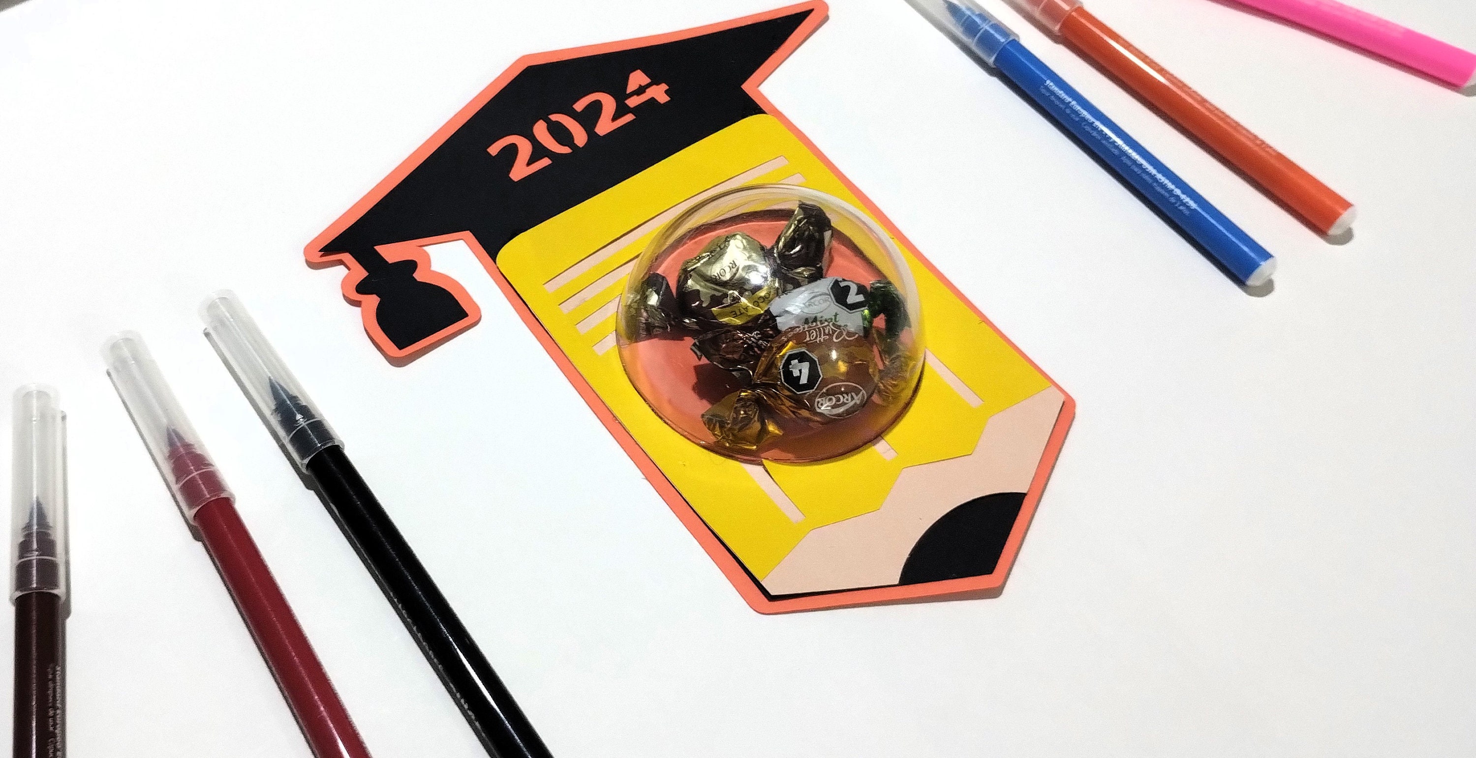 Candy Holder Dome Graduation Pencil SVG Files Cutting. Cricut ...