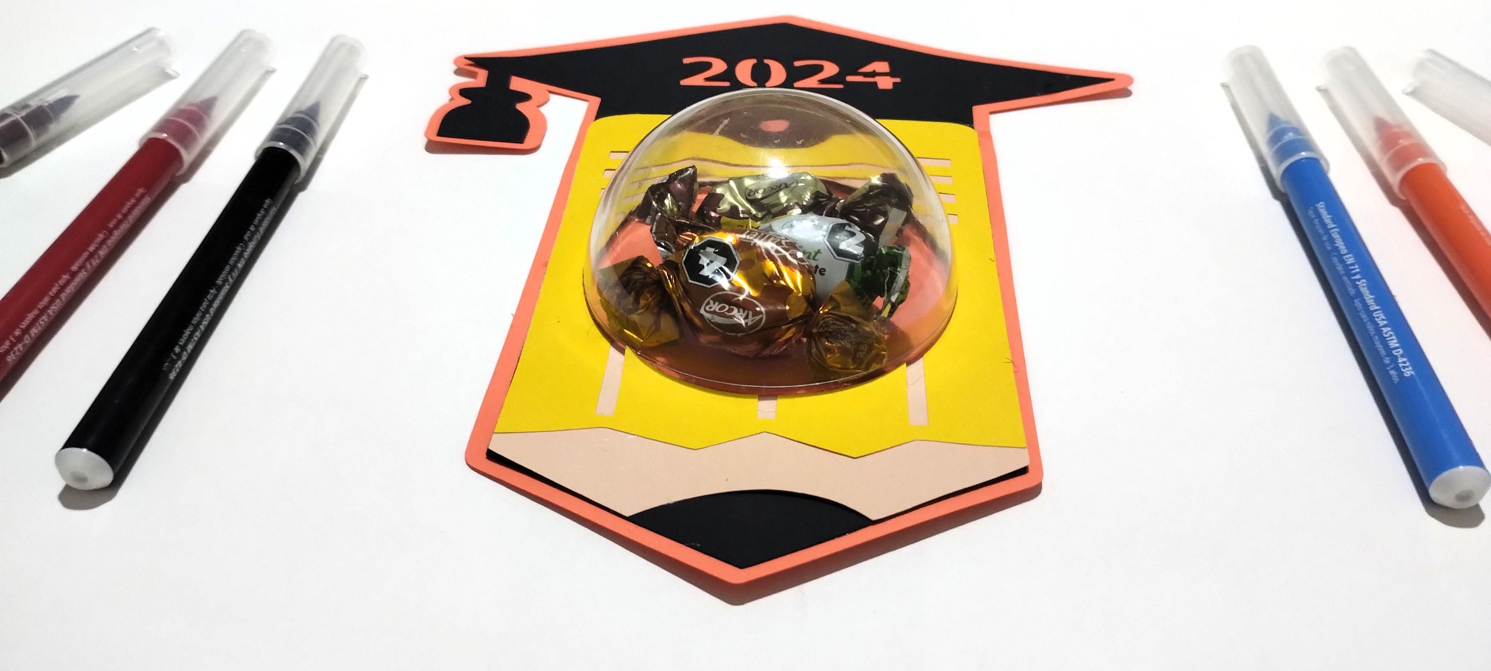 Candy Holder Dome Graduation Pencil SVG Files Cutting. Cricut ...