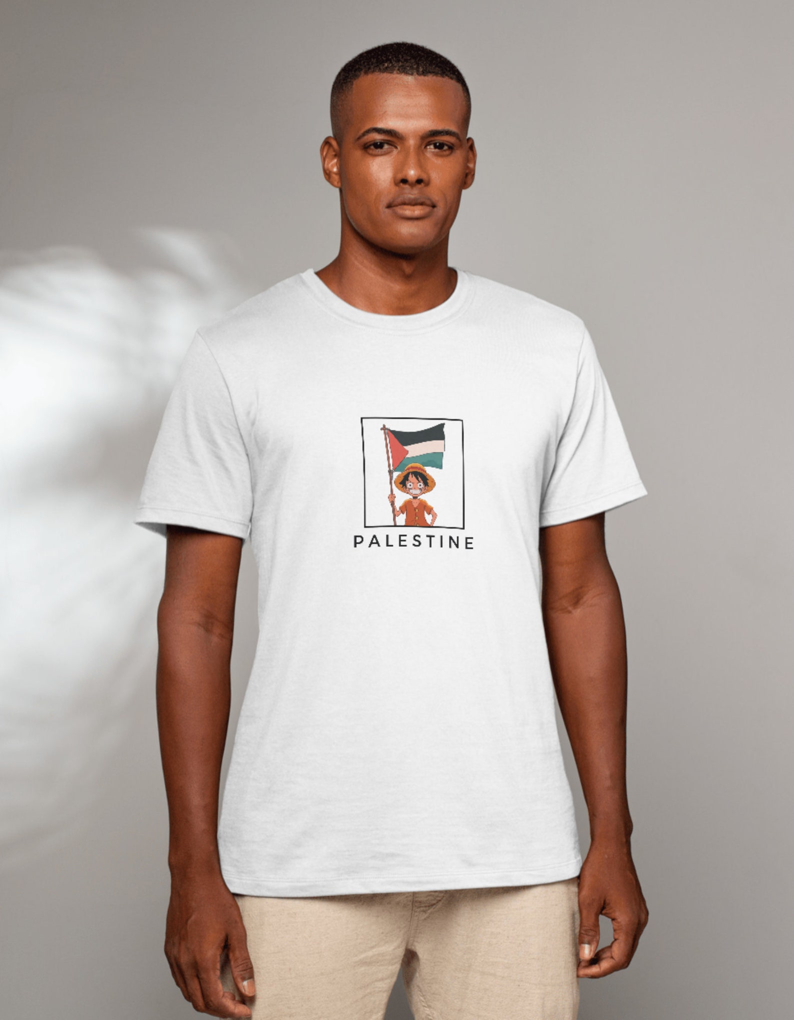 Palestine Luffy, One Picec, Vector Graphic Design Instant Digital ...