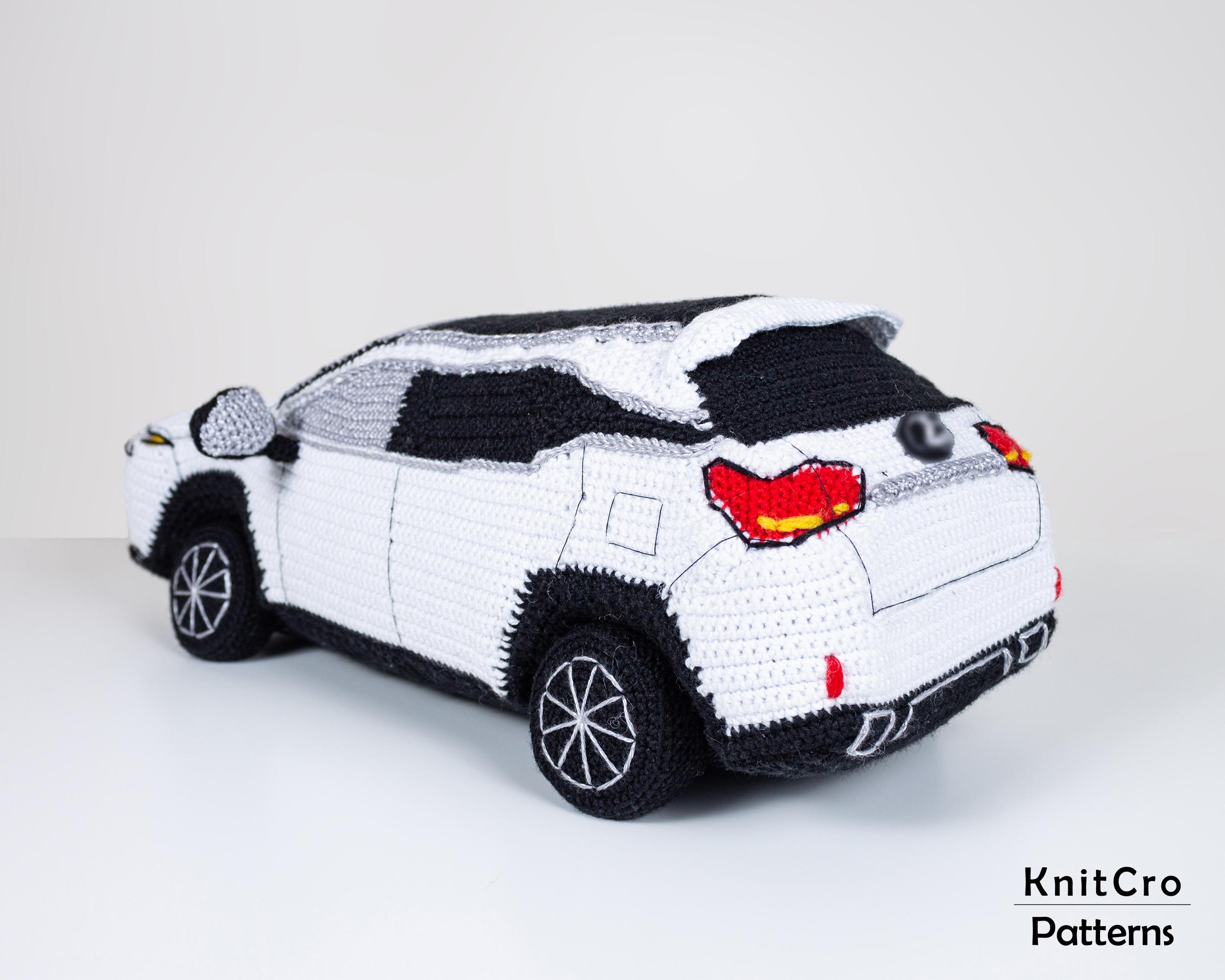 Stuffed Crossover Car Crochet Pattern PDF by Irina Khoroshaeva - Etsy