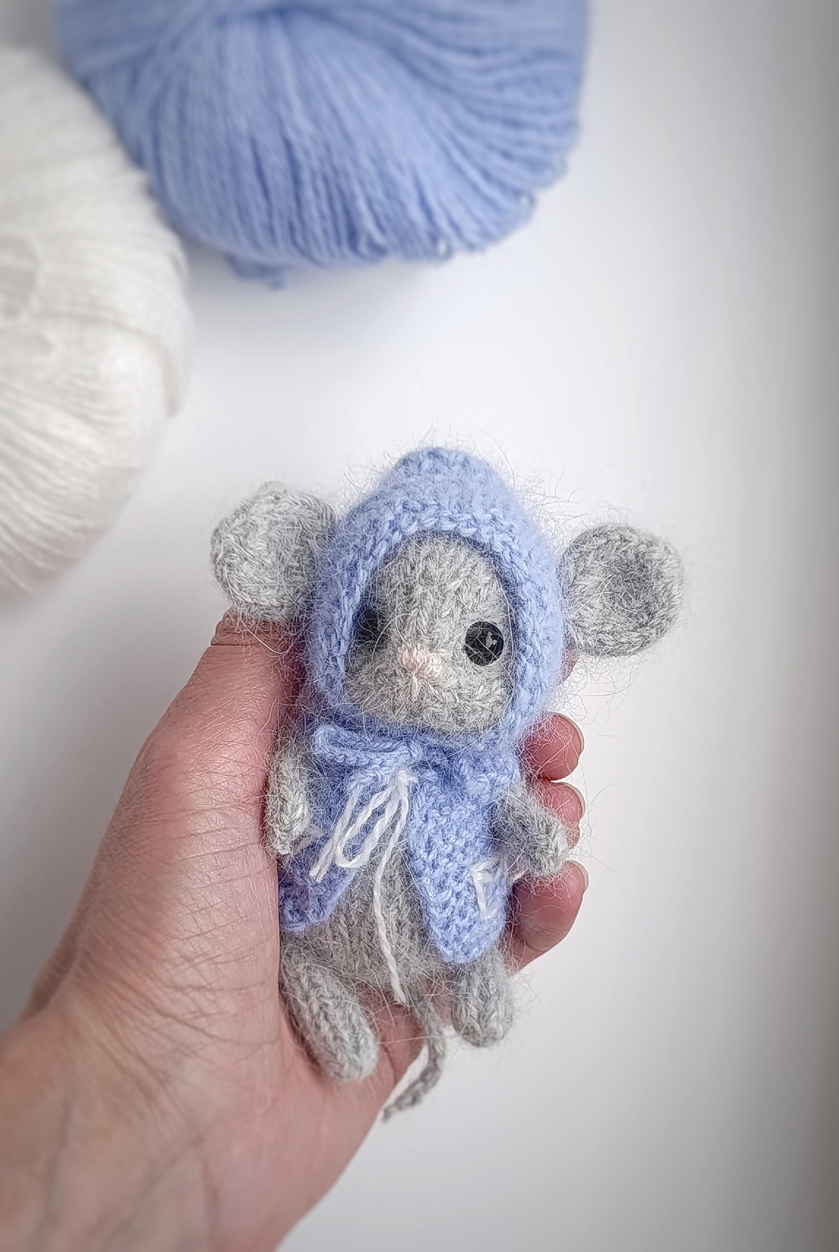 Mouse Knitting Pattern PDF - Soft Toy Animal, Easy Knit Patten - Etsy ...