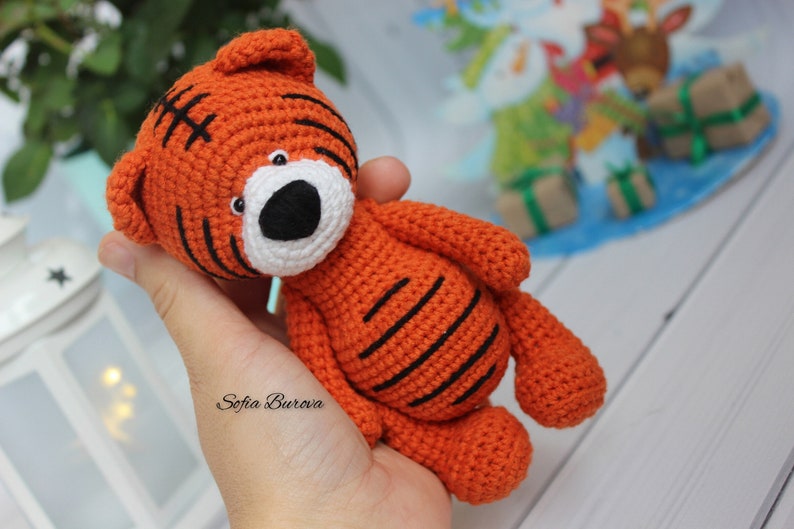 TIGER CROCHET PATTERN. Tiger Cute Crochet Pattern. Amigurumi Tiger ...