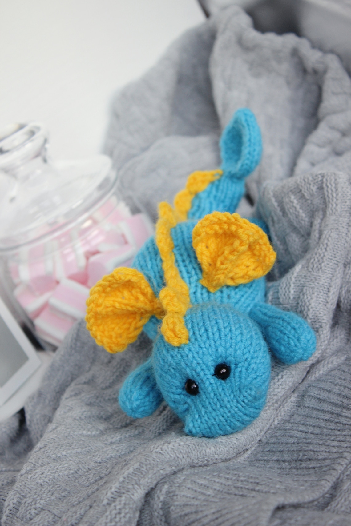 DRAGON Knitting Pattern. Knitting Toys Patterns. Amigurumi Pattern. PDF ...