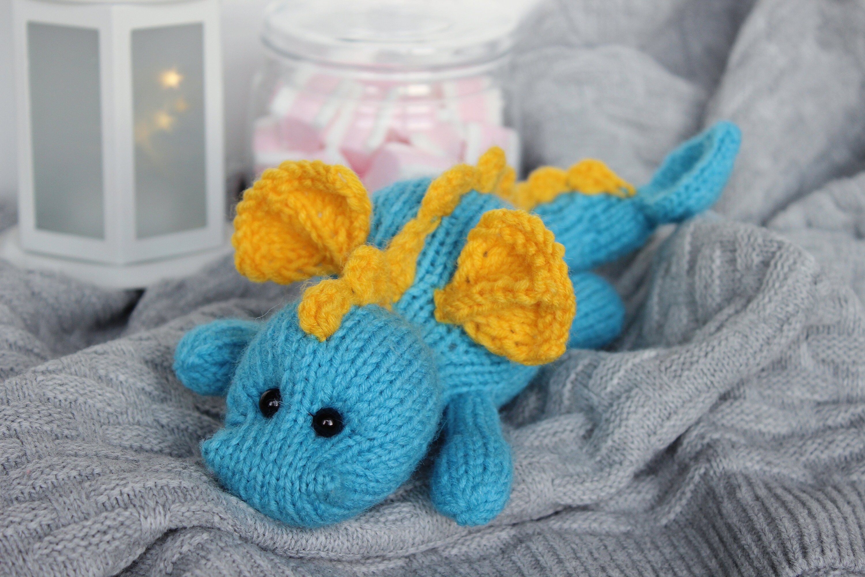 DRAGON Knitting Pattern. Knitting Toys Patterns. Amigurumi Pattern. PDF ...