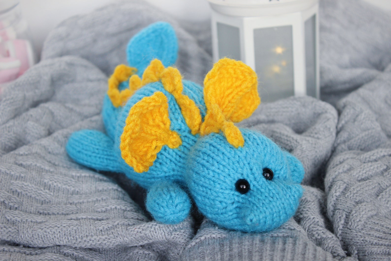 DRAGON Knitting Pattern. Knitting Toys Patterns. Amigurumi Pattern. PDF ...