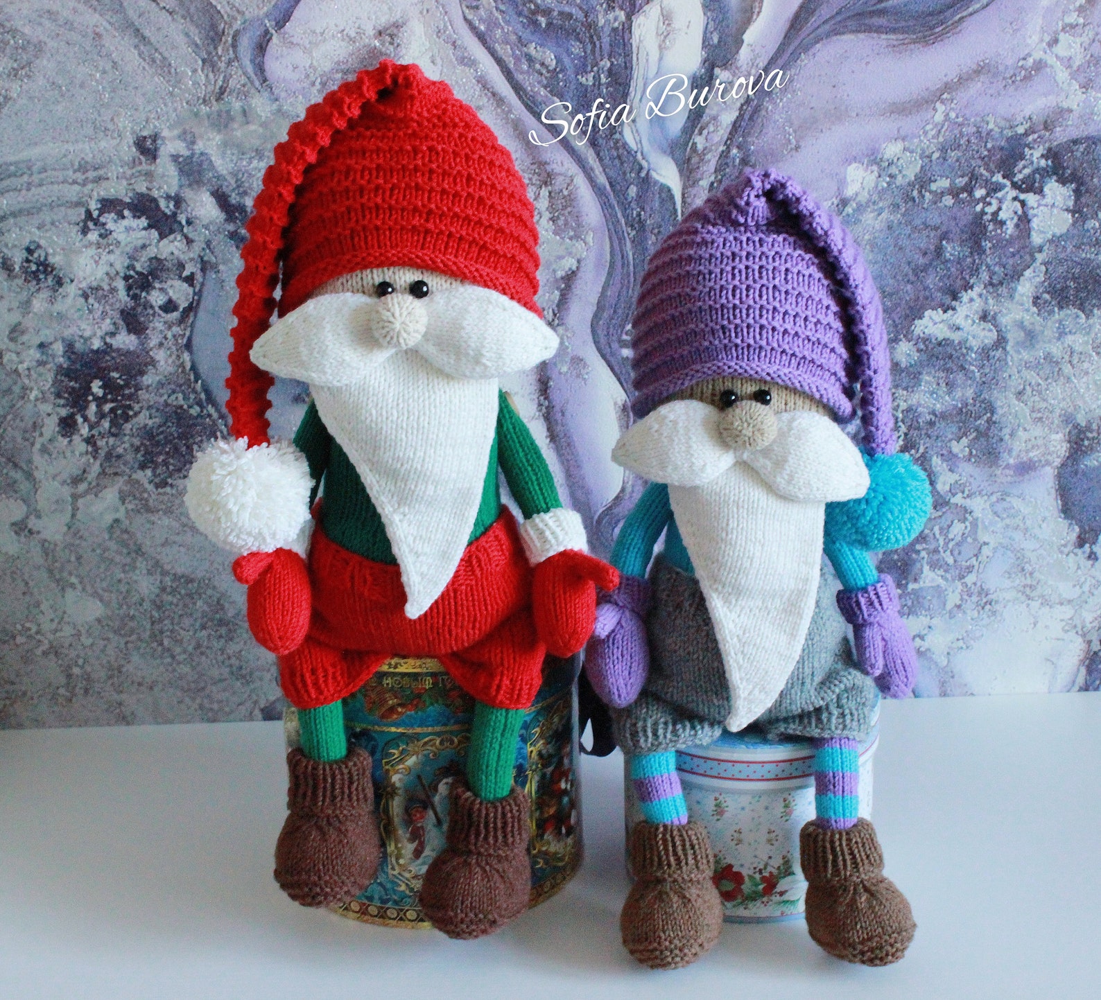 Santa Claus Knitting Pattern. Knitting Toys Patterns. Amigurumi Pattern ...