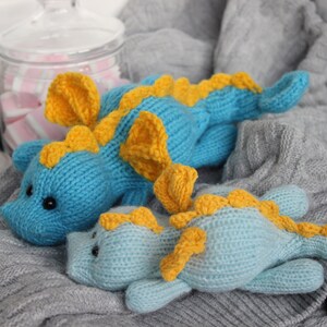 DRAGON Knitting Pattern. Knitting Toys Patterns. Amigurumi Pattern. PDF ...