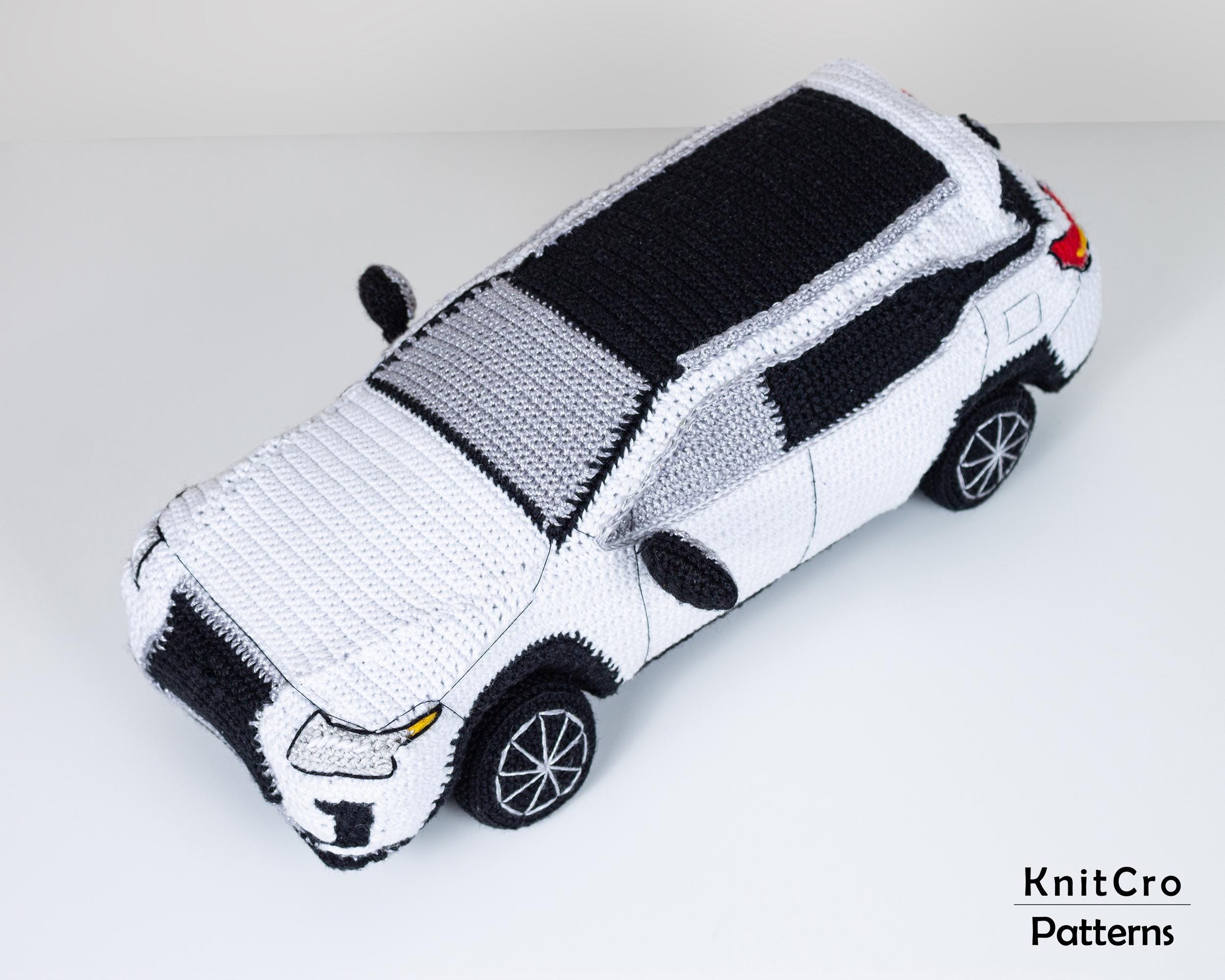 Stuffed Crossover Car Crochet Pattern PDF by Irina Khoroshaeva - Etsy