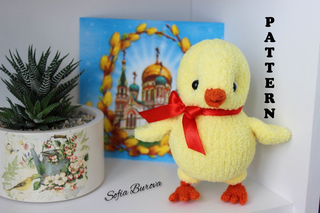 PDF CHICK Knitting Pattern. Knitting Toys Patterns. Amigurumi Pattern ...