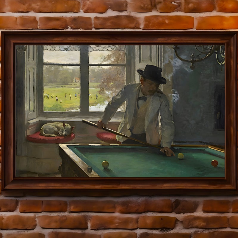 Billiards Wall Art - Etsy