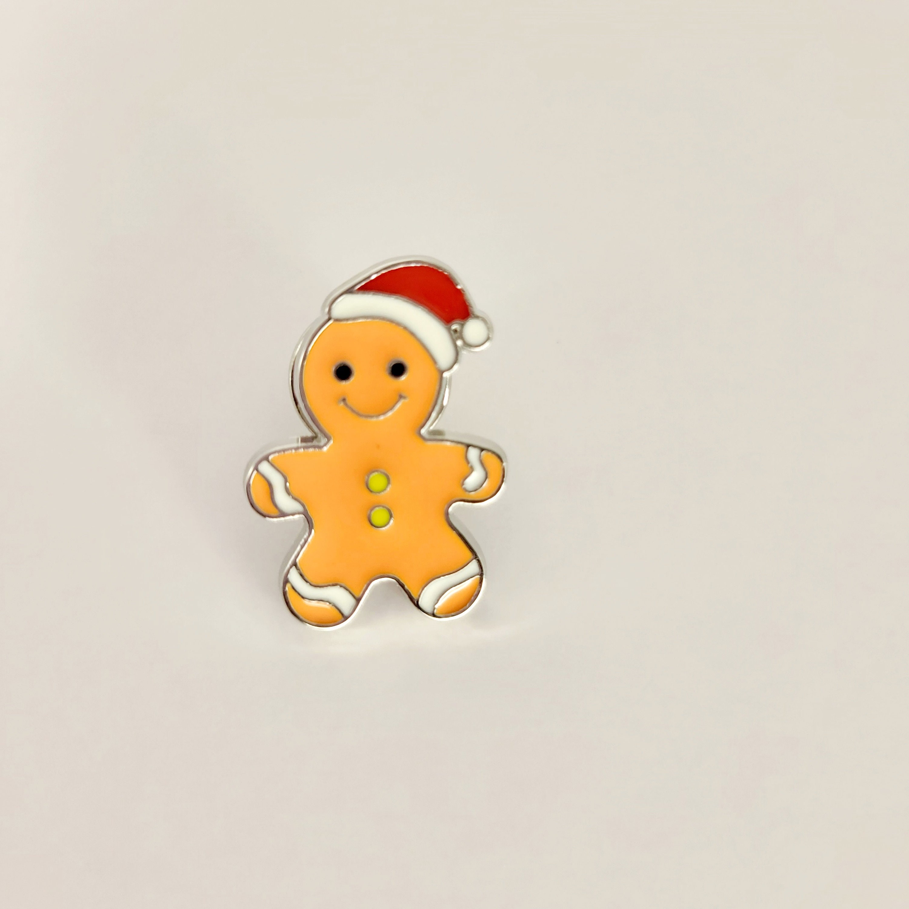 Christmas Gingerbread Man Enamel Pin, Holiday Gift, Christmas Gift ...