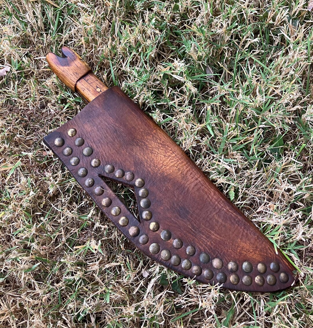 Mountain Man Skinning/butcher Knife and Sheath | Fur Trade Era | Gift ...