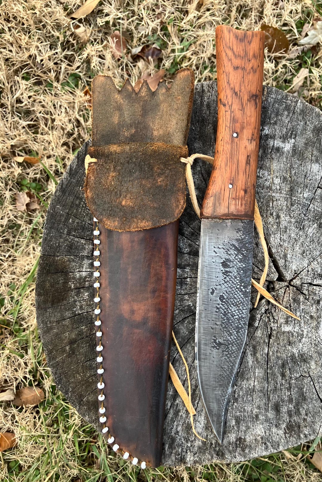 Mountain Man Belt Knife and Sheath | Outdoor Enthusiast | Hunter ...