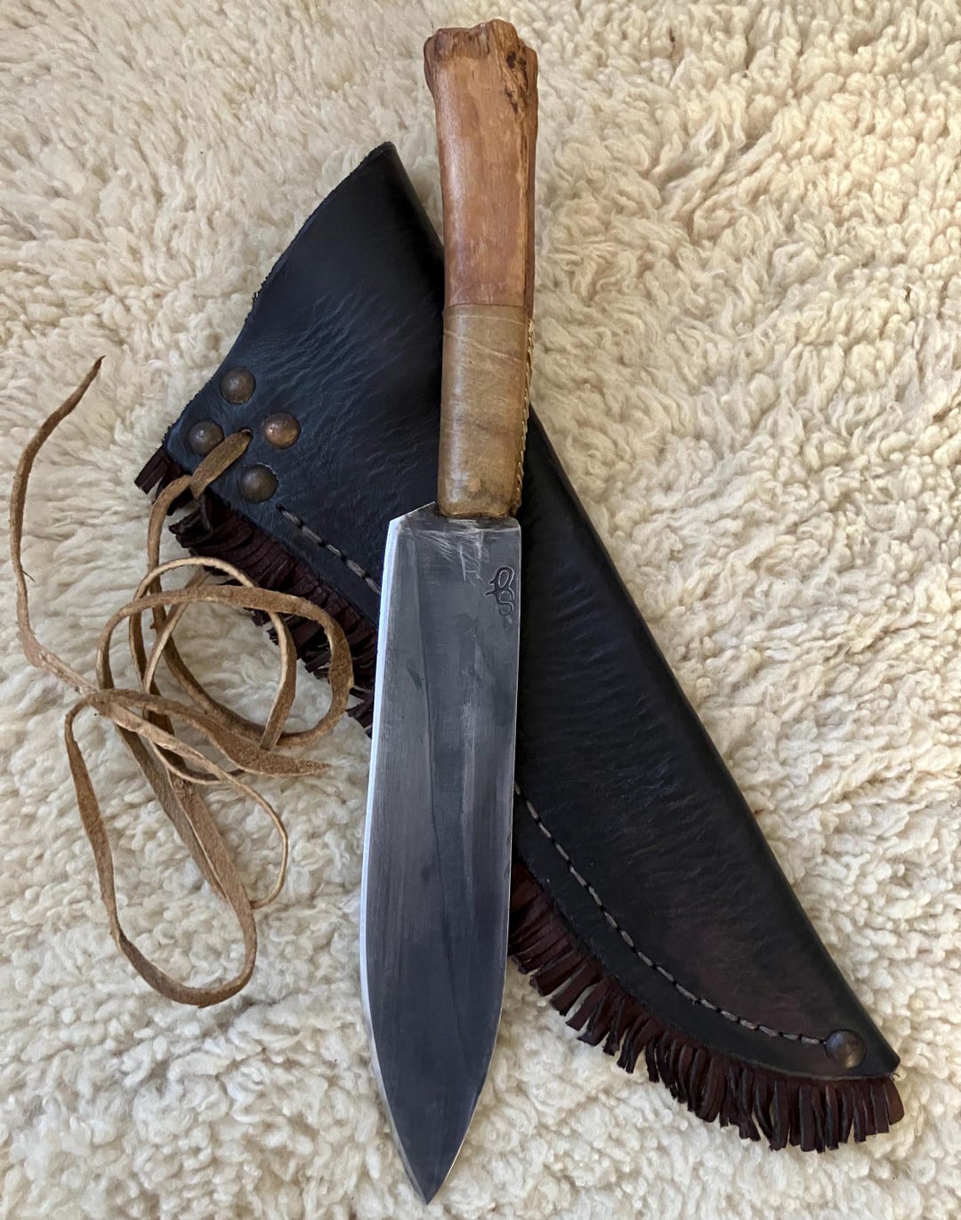 Longhunter Knife and Sheath | Outdoor Enthusiast - Etsy