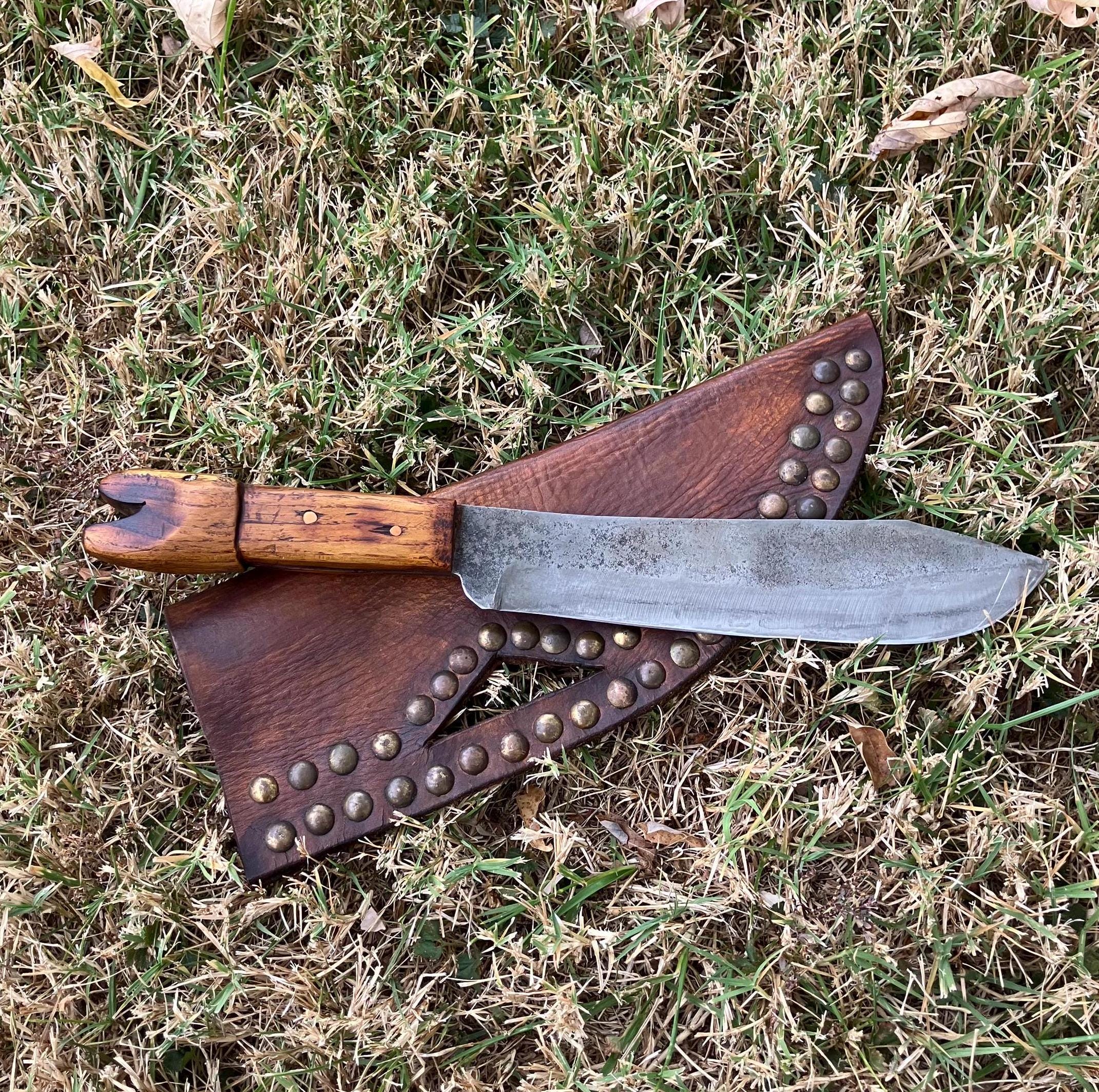 Mountain Man Skinning/butcher Knife and Sheath Fur Trade Era Gift for ...