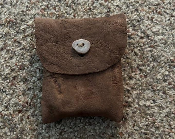 Primitive Flint and Steel Fire Starting Kit: Handsewn Leather Pouch - Etsy