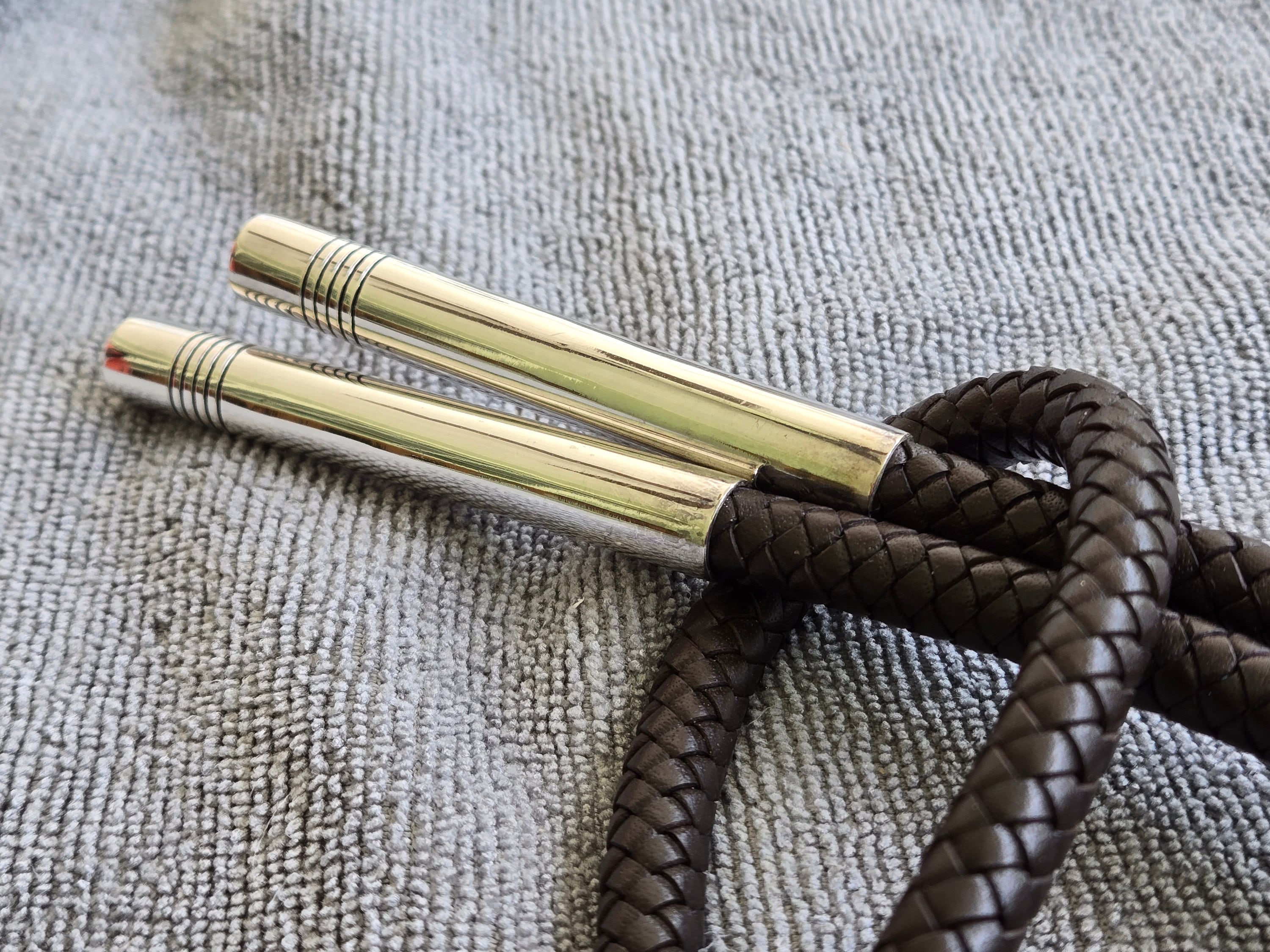 Silver and Coral Bolo - Etsy