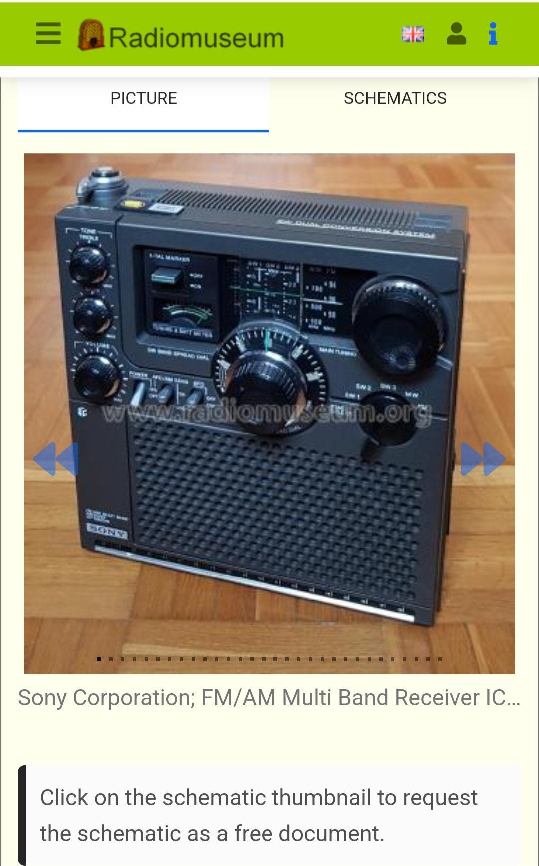 Sony ICF-5900W Portable Multi-band Radio Receiver - Etsy