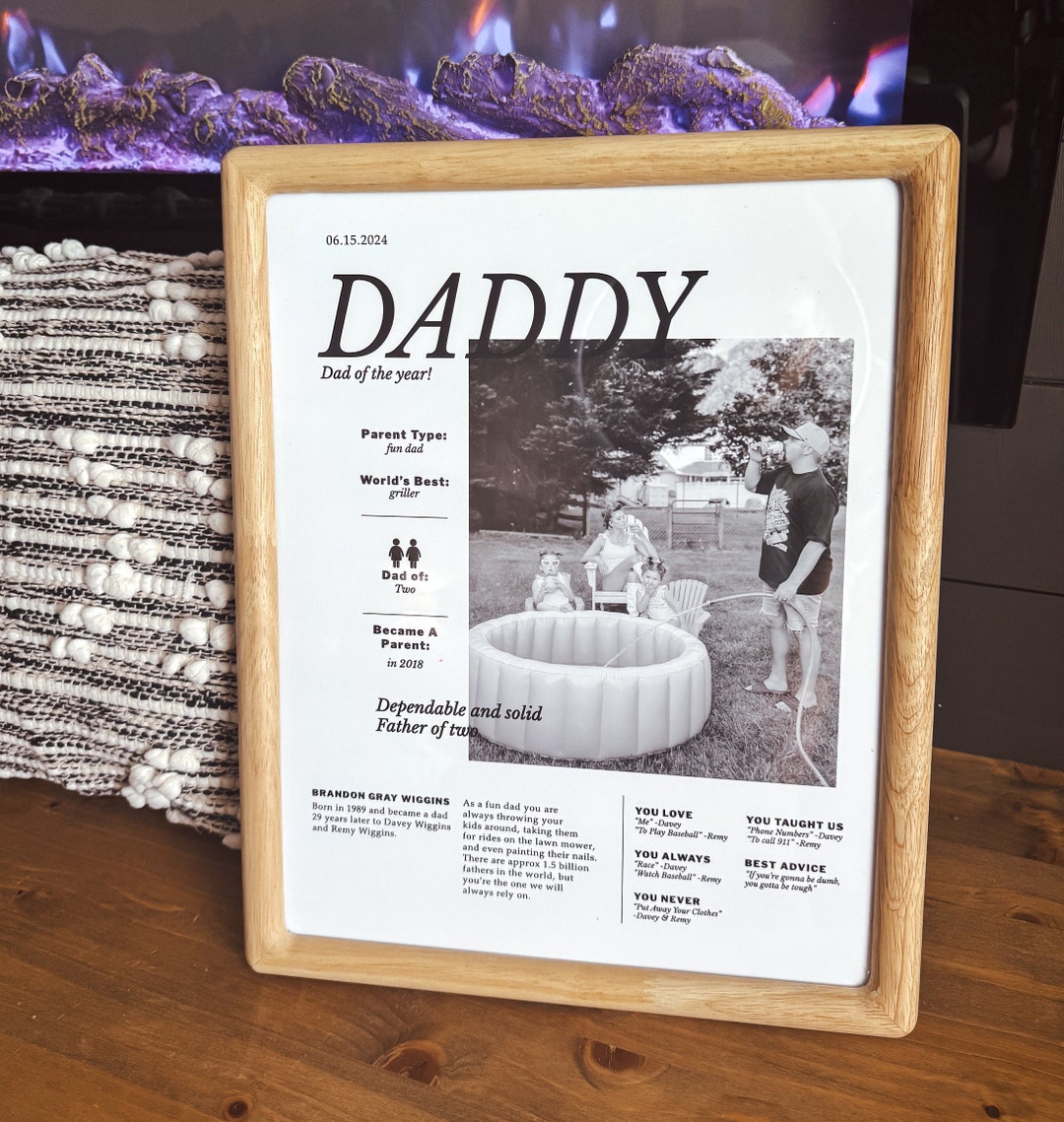 11x14 Editable Dad Print, Dad Print, Fathers Day Gift, Fathers Day ...