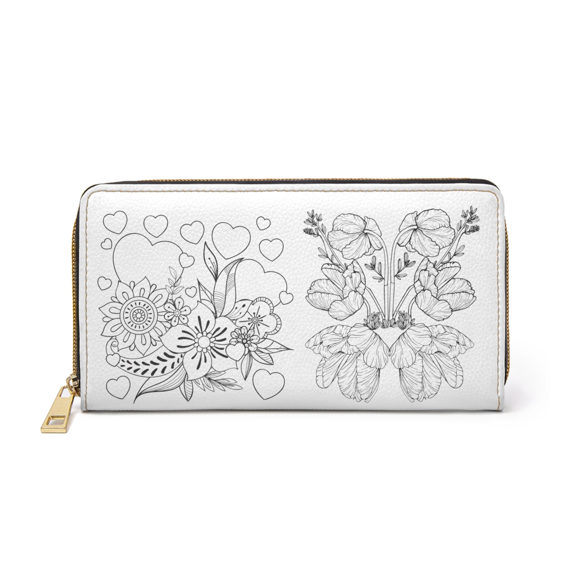 Girls Wallet You Can Color, Coloring Wallet, Birthday Gift for Child ...