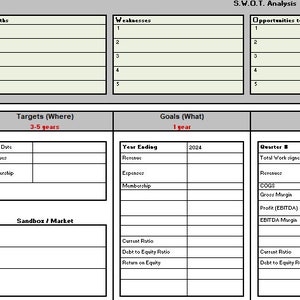 Non Profit Society One Page Strategic Plan, Charity Leadership Strategy ...