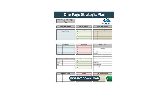 Simple Business Case Template Excel