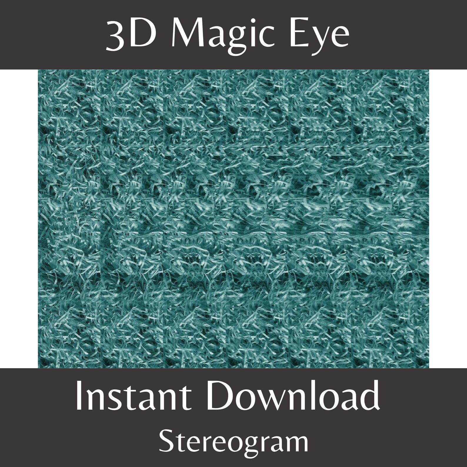 3D Magic Eye Stereogram, Stereogram Digital File, Illusion Art, 3D ...