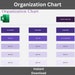 Employee Structure Template, Company Org Chart, Organizational Chart ...