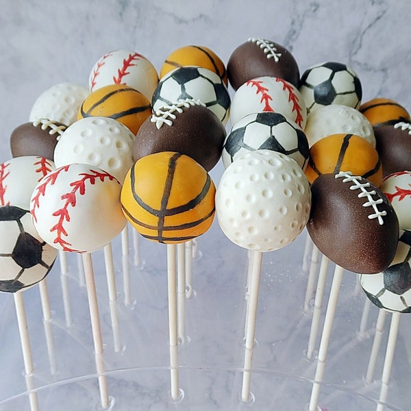 Basketball Cake Pop - Etsy