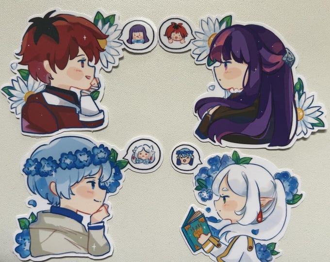 Frieren Beyond Journey's End Sticker|| Cute Sticker|| Waterproof - Etsy