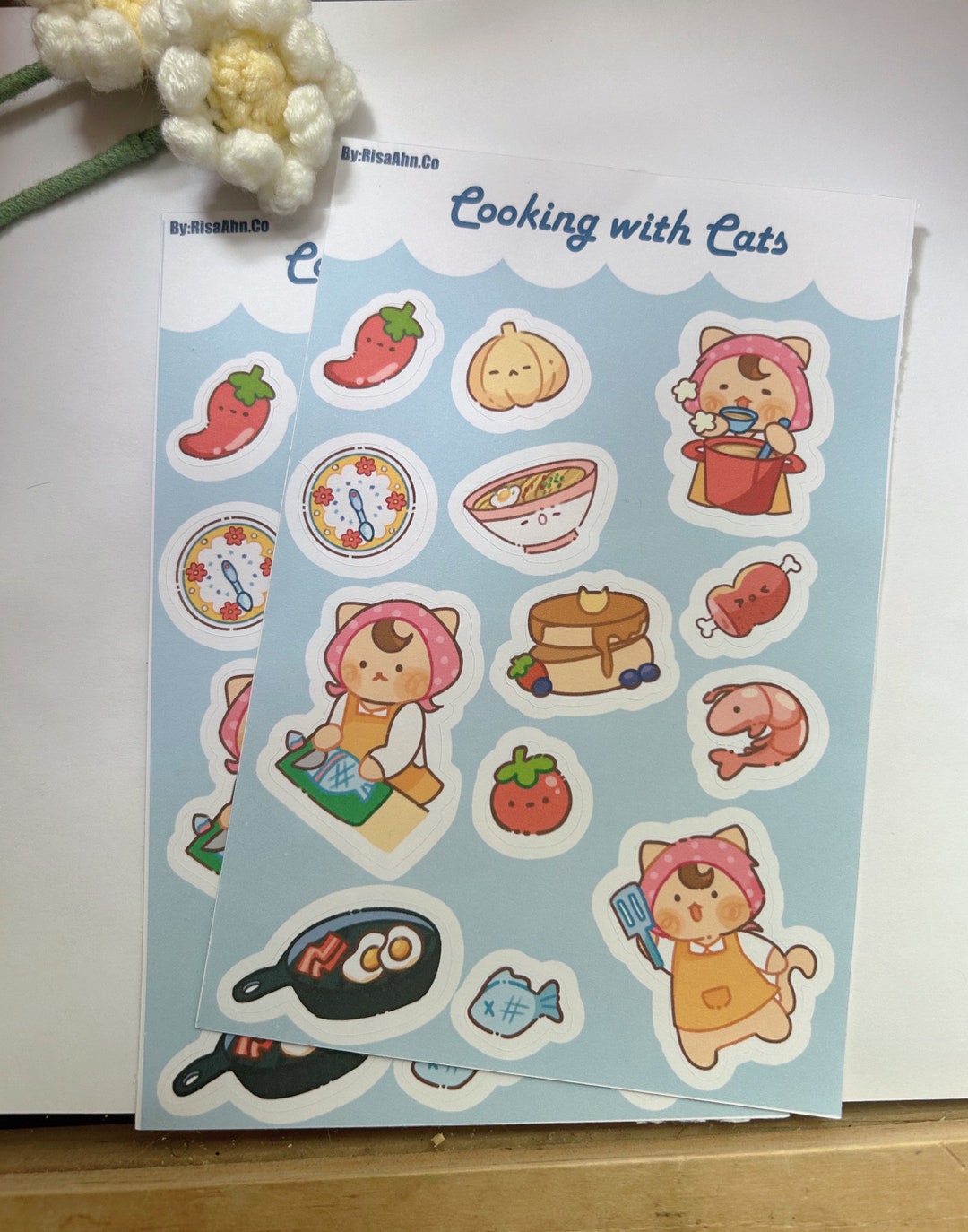 Cute Cooking Mama Sticker Sheet - Etsy