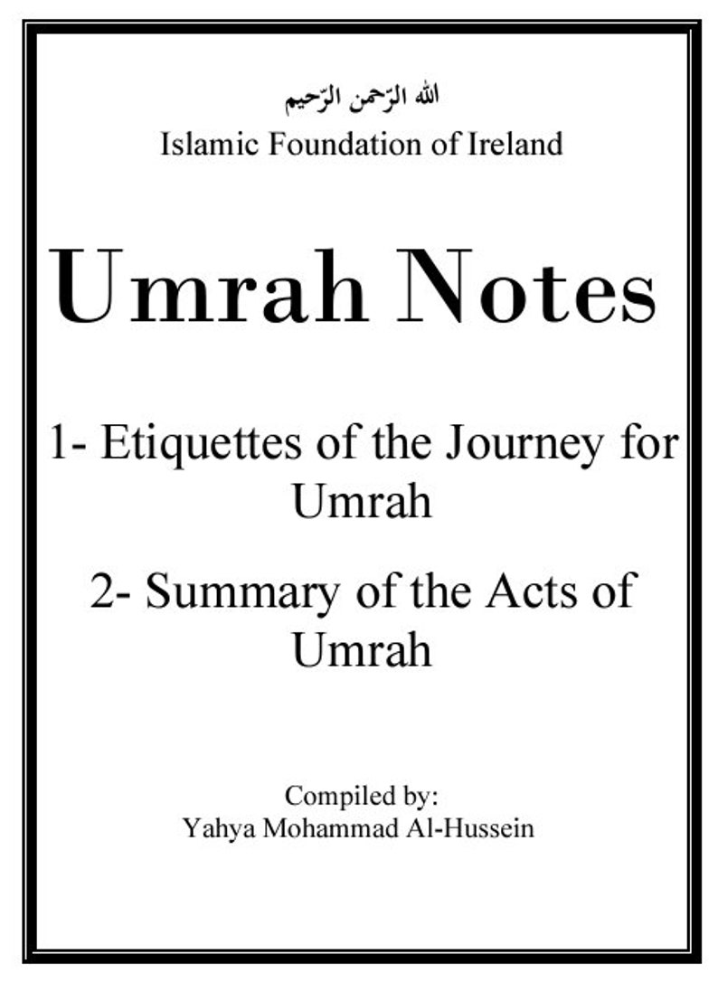 How to Perform Umrah - Step by Step Guide - Etsy