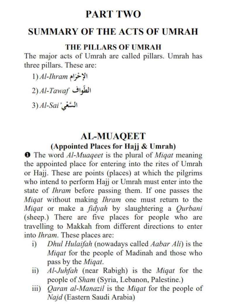 How to Perform Umrah - Step by Step Guide - Etsy