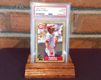 Handcrafted Trading Card Display Stand With Natural Finish - Etsy