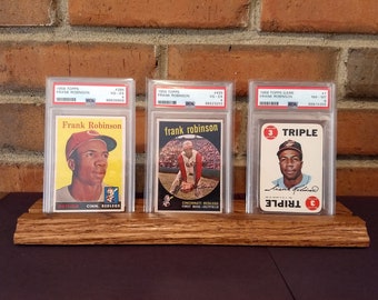 Handcrafted Trading Card Display Stand With Natural Finish - Etsy